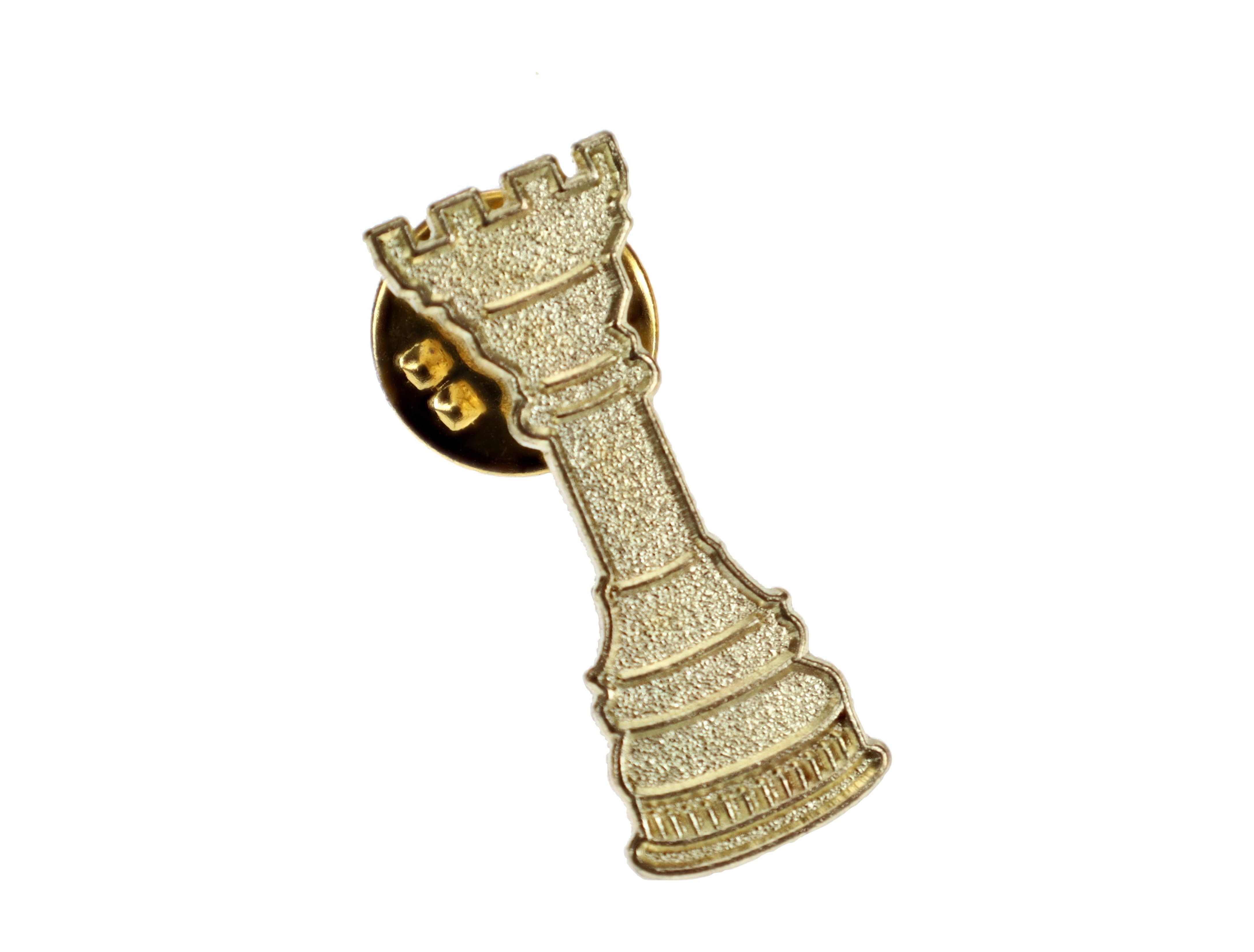 WE Games Metal Rook Chess Pins, Gold, Bulk Pack of 10 - Walmart.com