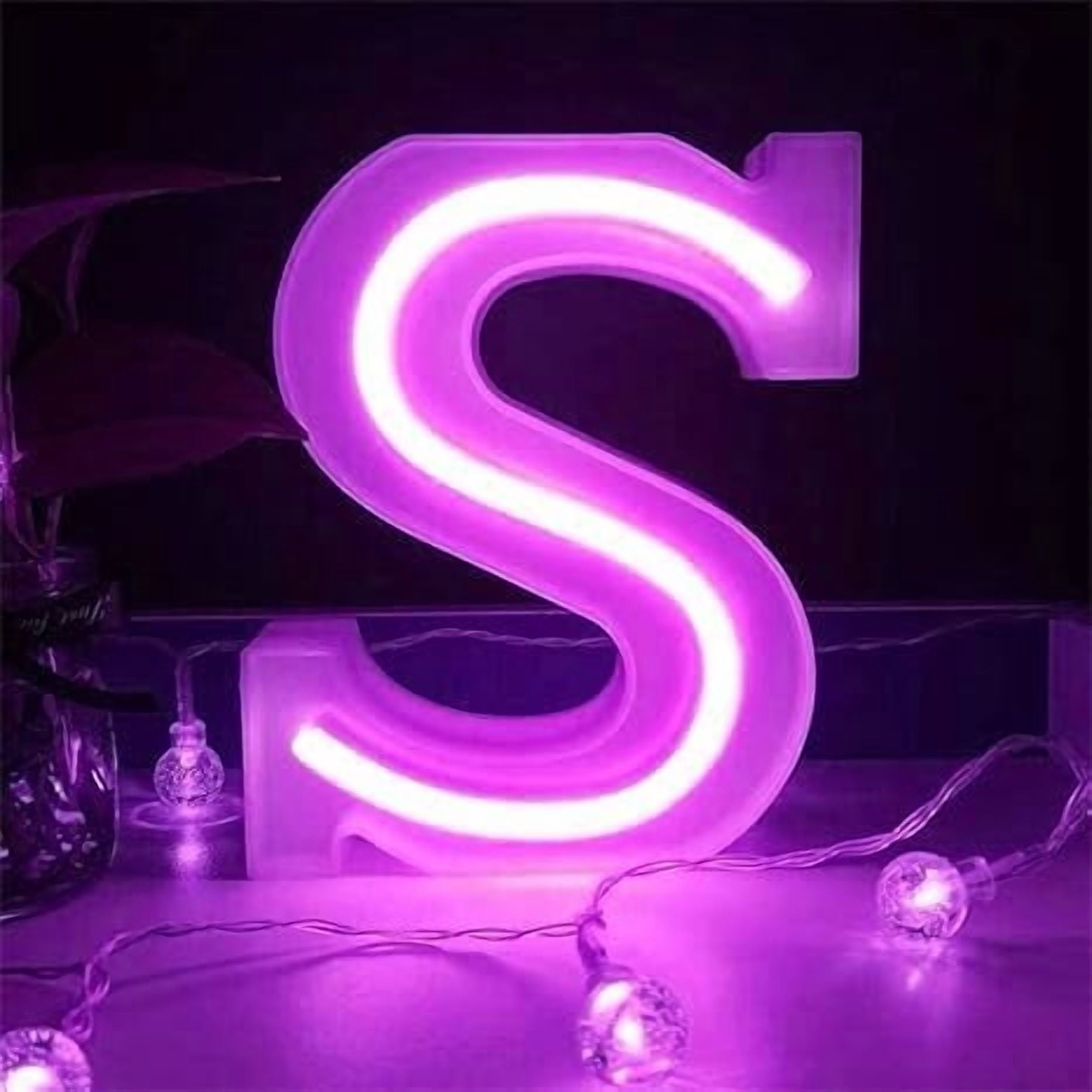 WE LED Alphabet Letter Lights Battery and USB Operated Alphabet Letter ...
