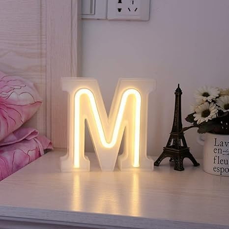 WE LED Alphabet Letter Lights Battery and USB Operated Alphabet Letter ...