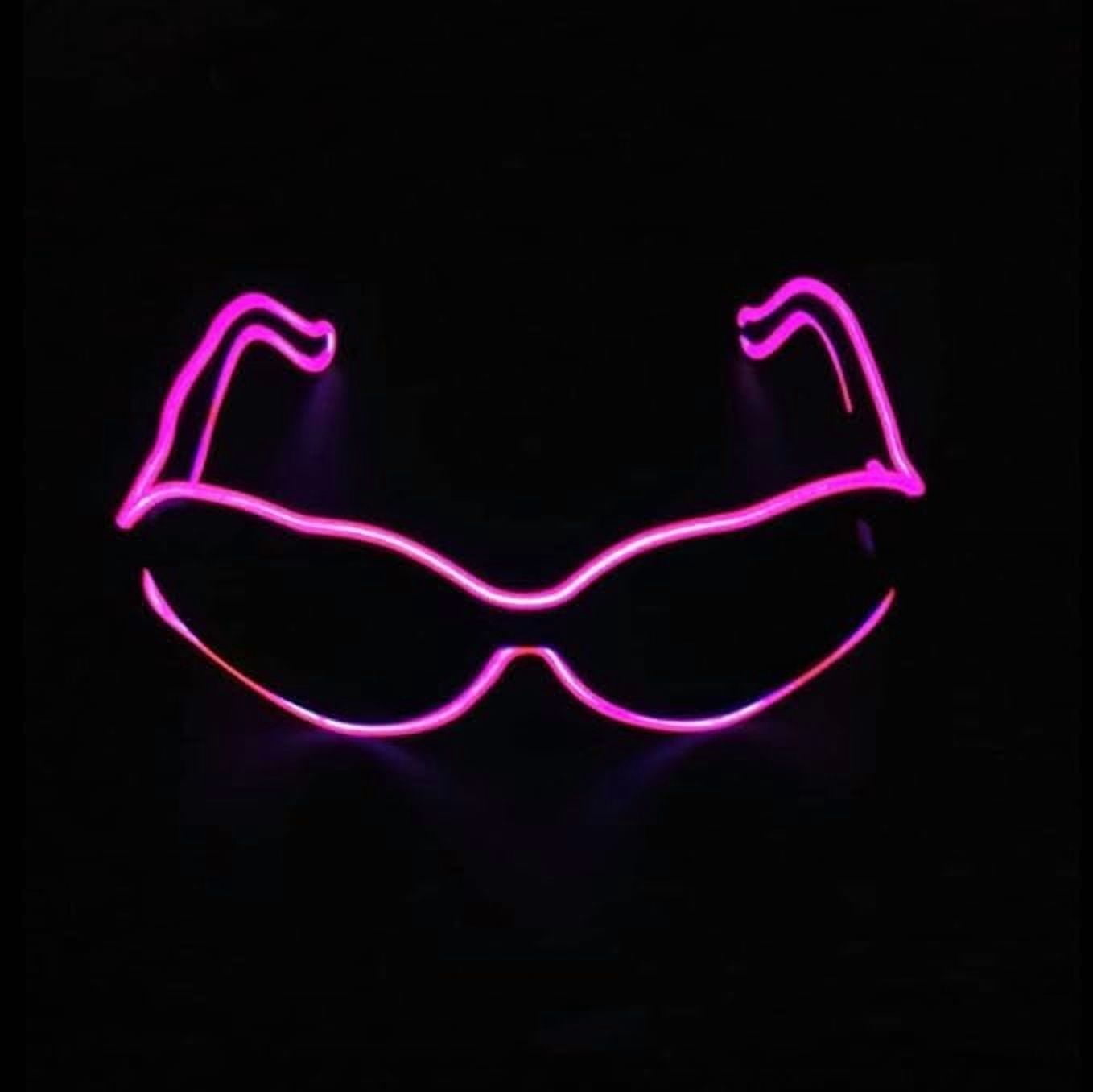WE Light Up Glasses Neon El Wire LED Light Up Eyeglasses Sunglasses ...