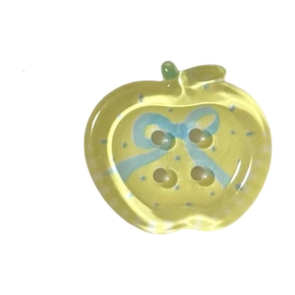 WE-POLUJ 10PCS 20MM Acrylic Button 4 Hole Sewing Button Fruit Shape ...