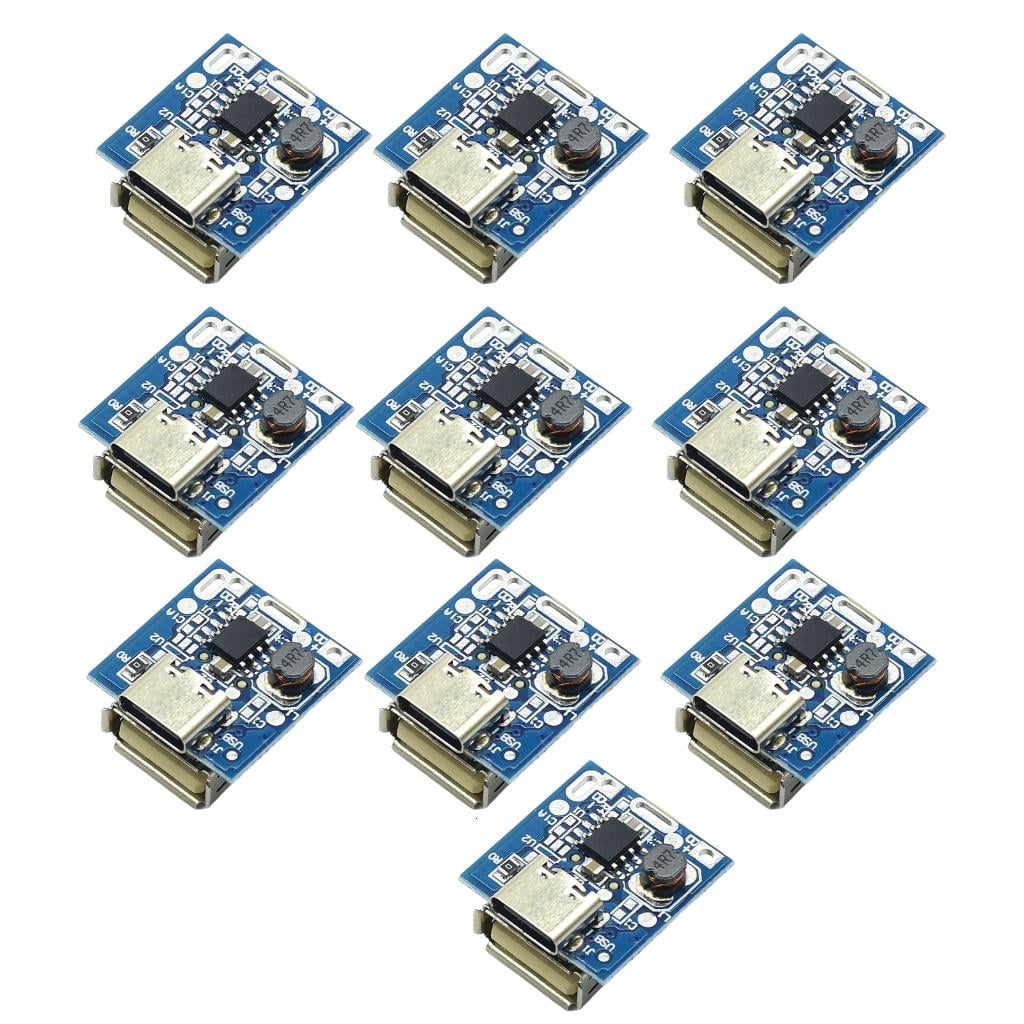 WE-POLUJ 10Pcs 5V Step Up Power Module Board 134N3P with Charging and ...