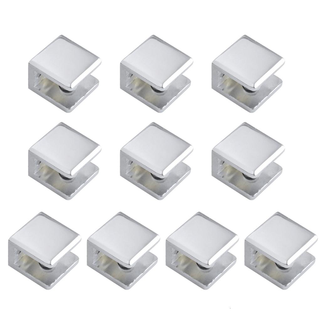 WE-POLUJ 10pcs Glass Clamps Modern Glass Clip Stable Glass Grips for ...