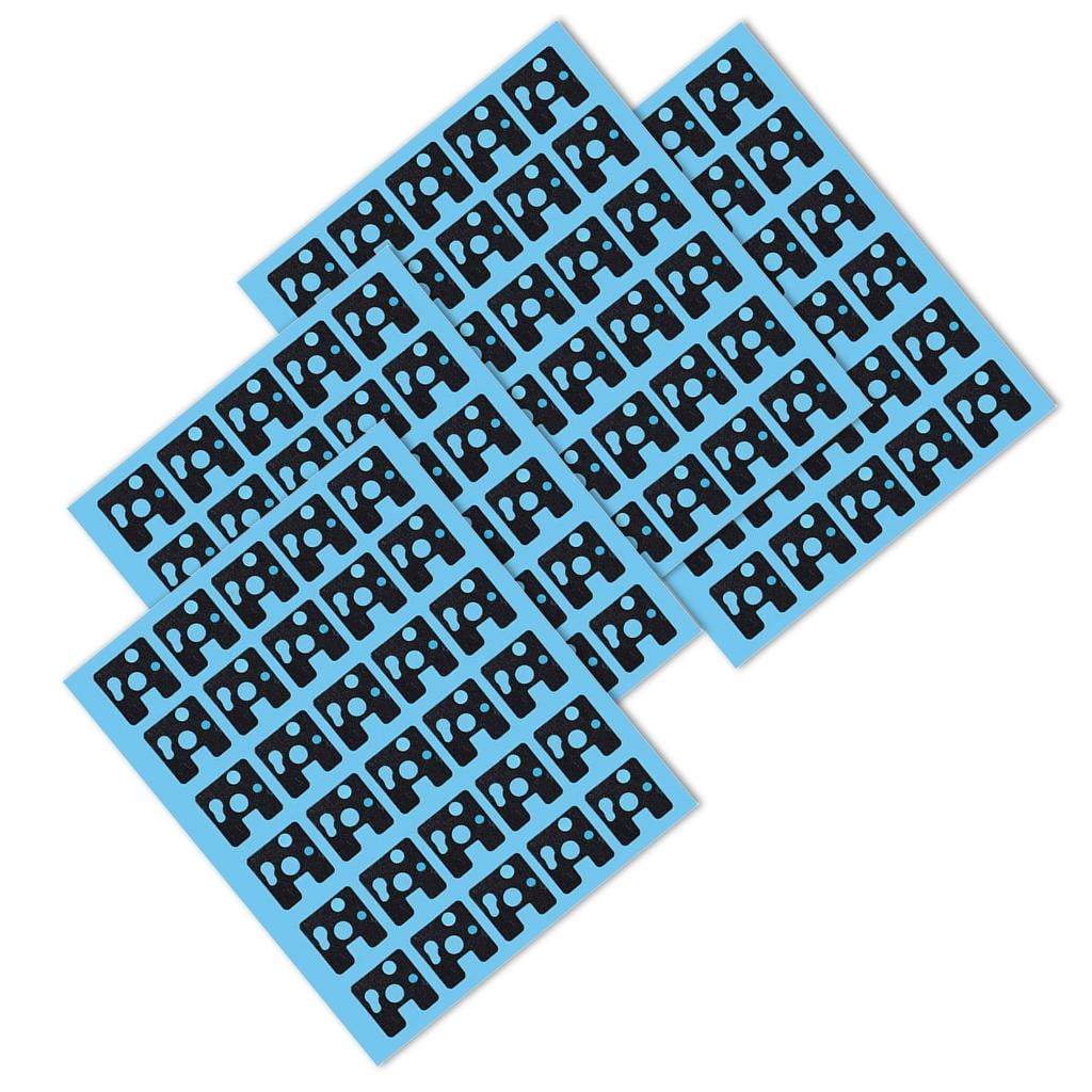 WE-POLUJ 120Pcs PEs Mechanical Keyboards Switches Insulation Stickers ...