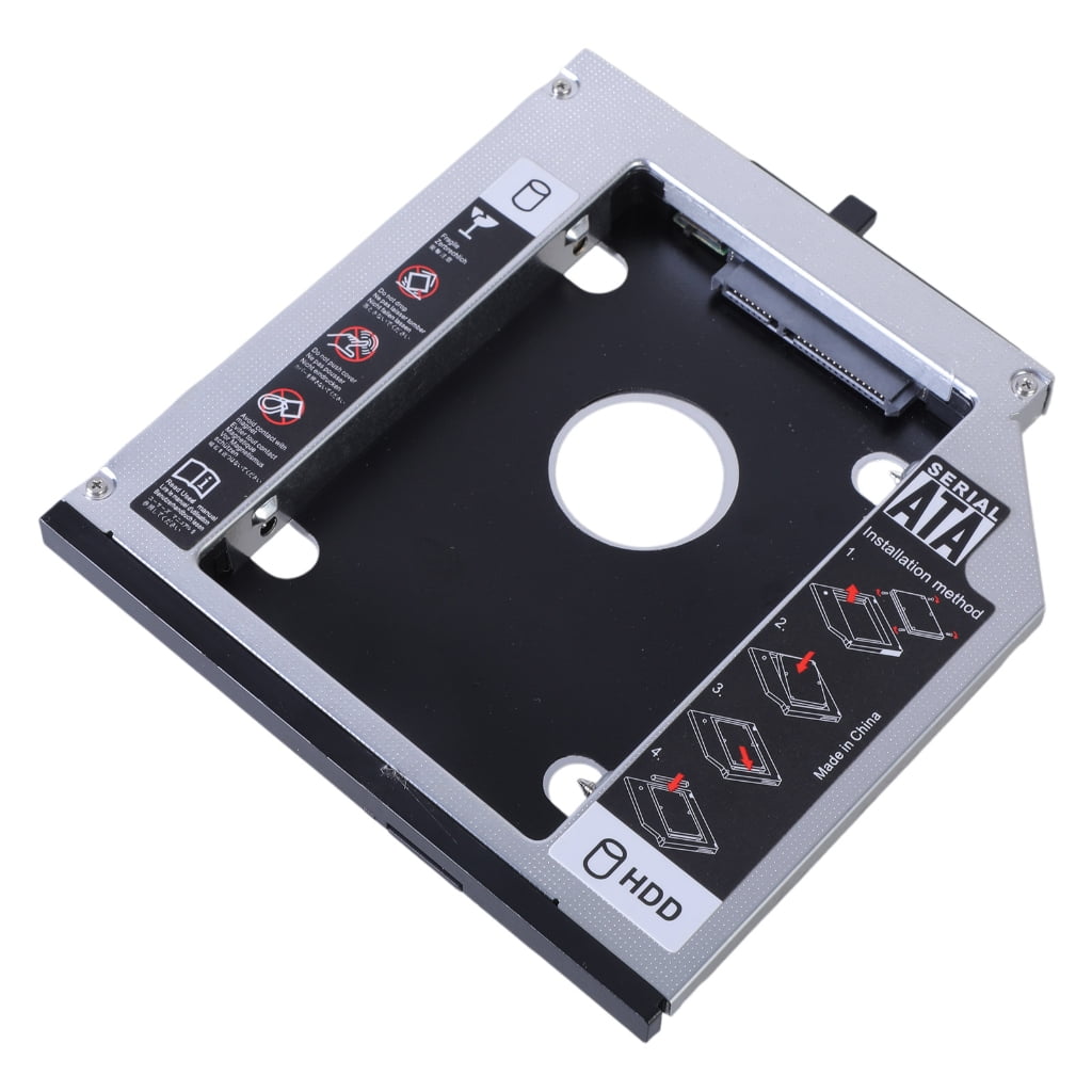 WE-POLUJ 2.5" Sata 2nd SSD HDD Hard Disk Drive Optical Bays Holder for ...
