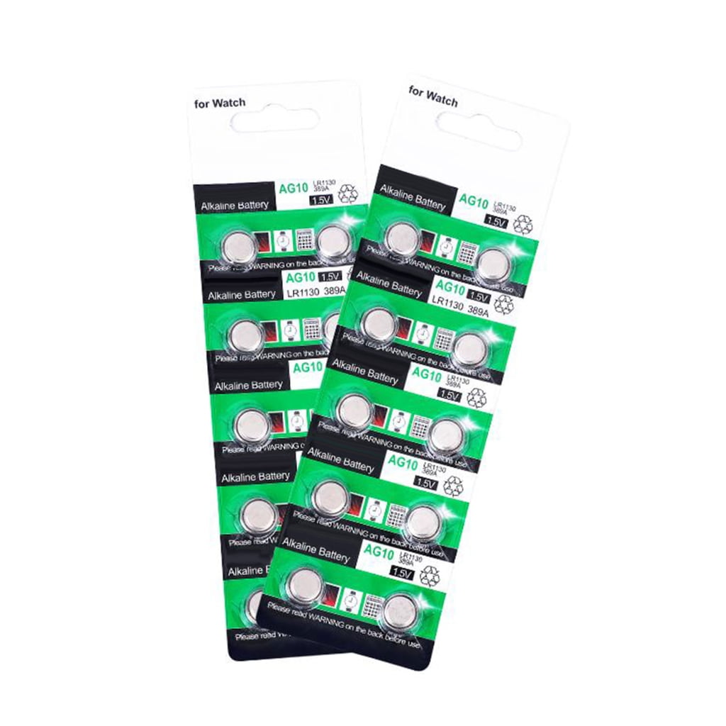 WE-POLUJ 20/10Pack AG10 LR1130 LR54 1.5V Alkaline Button Cell ...