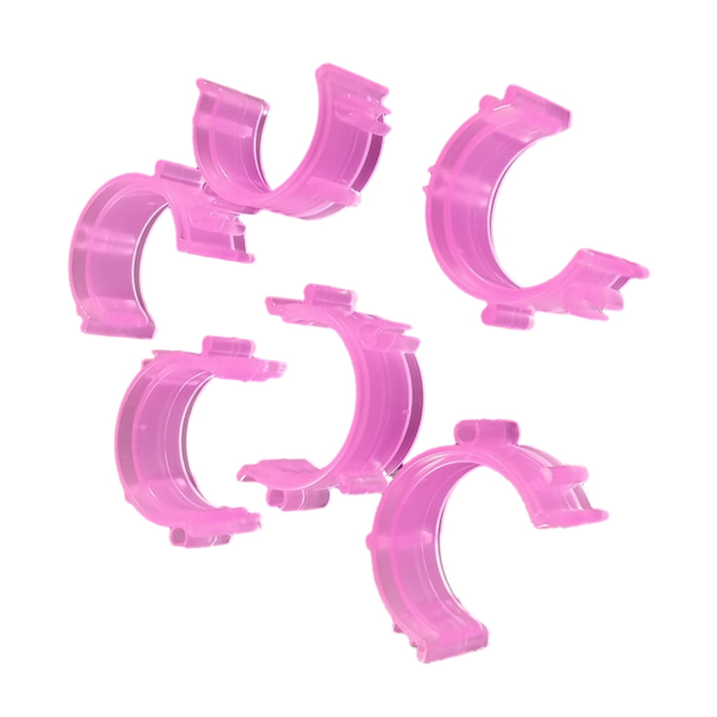 WE-POLUJ 20 Pcs Bobbin Holder Clamps Silicone Spool Huggers Thread ...
