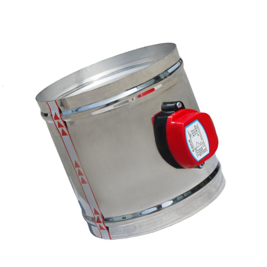 WE-POLUJ 220vAC Electric Air Damper Valves Motorised Air Duct Valves ...