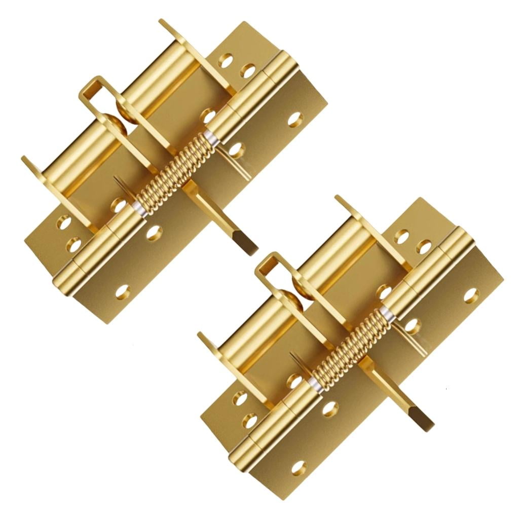 WE-POLUJ 2Pcs 90 Degree Positioning Locking Hinge Buffer Rebound Device ...