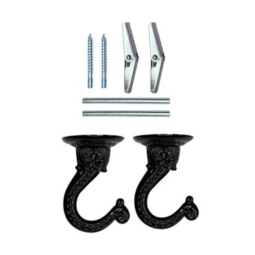 HUHOLE Heavy Duty Storage Hooks, 4PC Rafter Hangers, Pegboard Garage ...