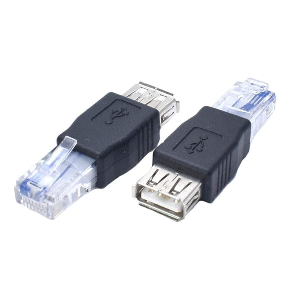 WE-POLUJ 2pcs USB2.0 To RJ45 Ethernet Adapter For Connecting ADSL ...