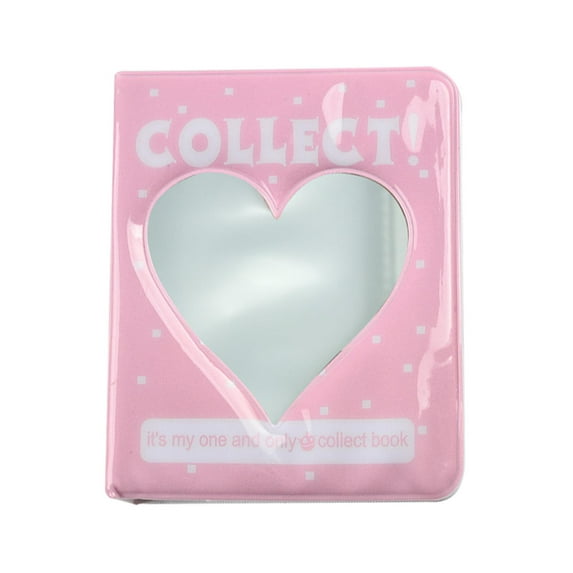 WE-POLUJ 3 Inch 36 Pocket Photo Album Cartoon Hollow Heart Picture ...