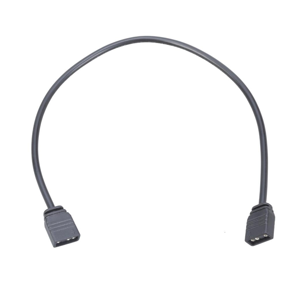 WE-POLUJ 30/60CM ARGB 3Pin Connector Cable 5V Mainboard ARGB Extension ...