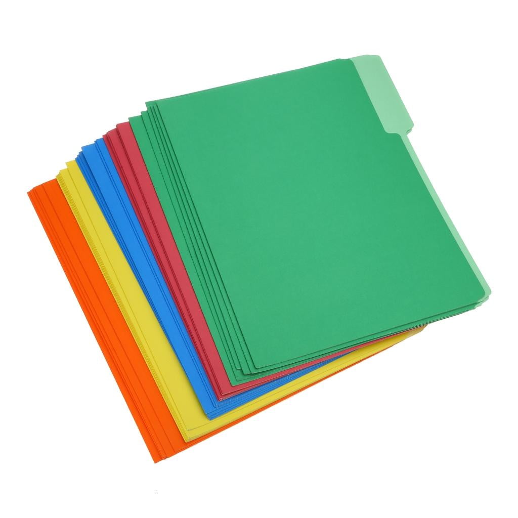 WE-POLUJ 30 Pieces File Folders Letter Size Folders School Supplies ...