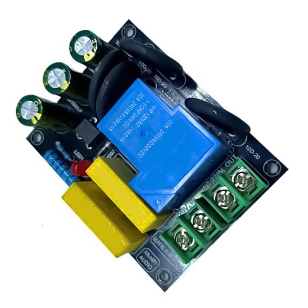 WE-POLUJ 30A 6600W Soft Start Protections Board For Class A Amplifiers AC100V 250V Prevents ...