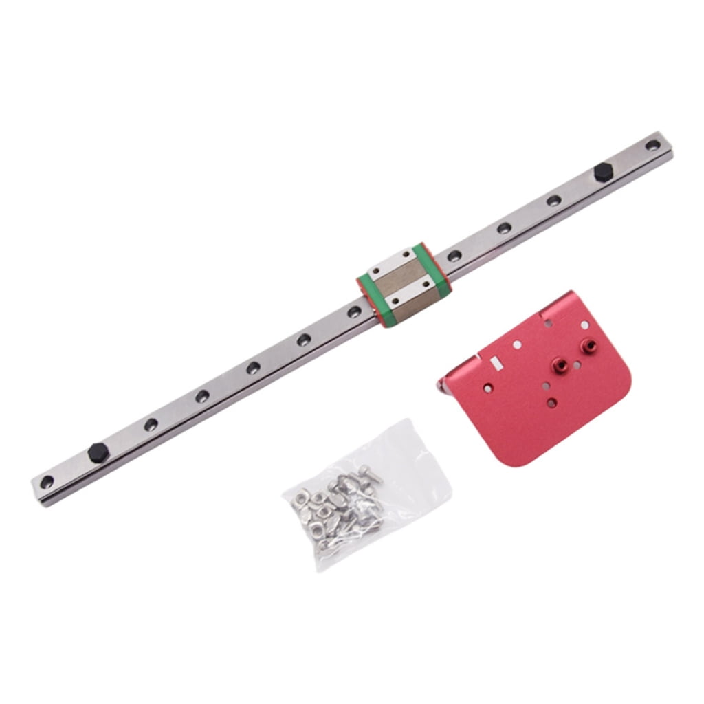 WE-POLUJ 3D Printer Part X-Axis Linear Rails Extruder Direct Drive Part Backplane Bracket ...