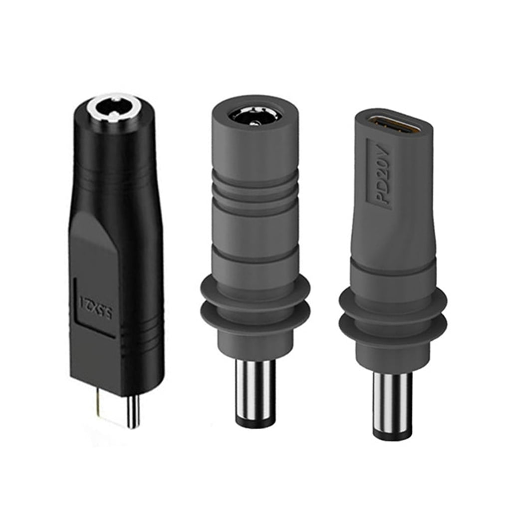 WE-POLUJ 3PCS Type C to 5.5x2.1mm Power Cable Adapters for Mini ...
