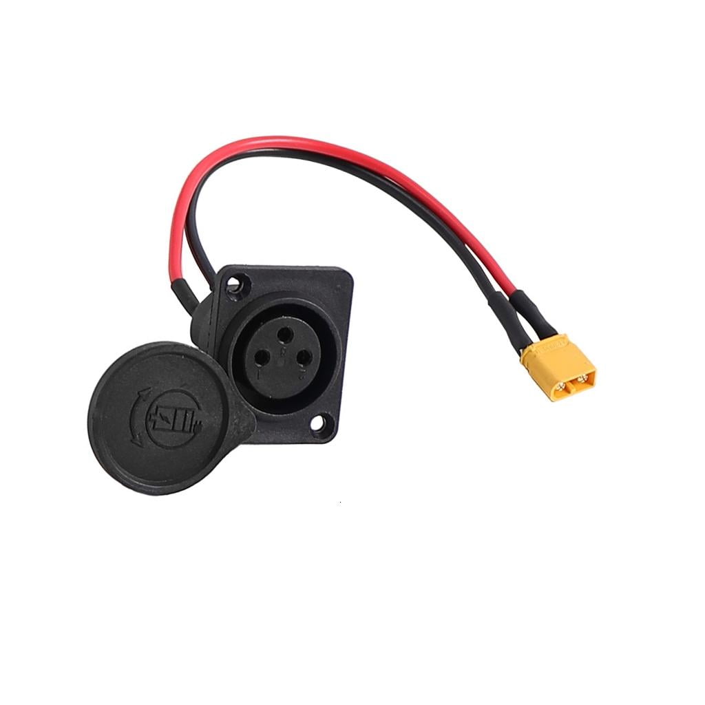 WE-POLUJ 3Pin Charging Plug Port Electric Scooter Power Input Port ...