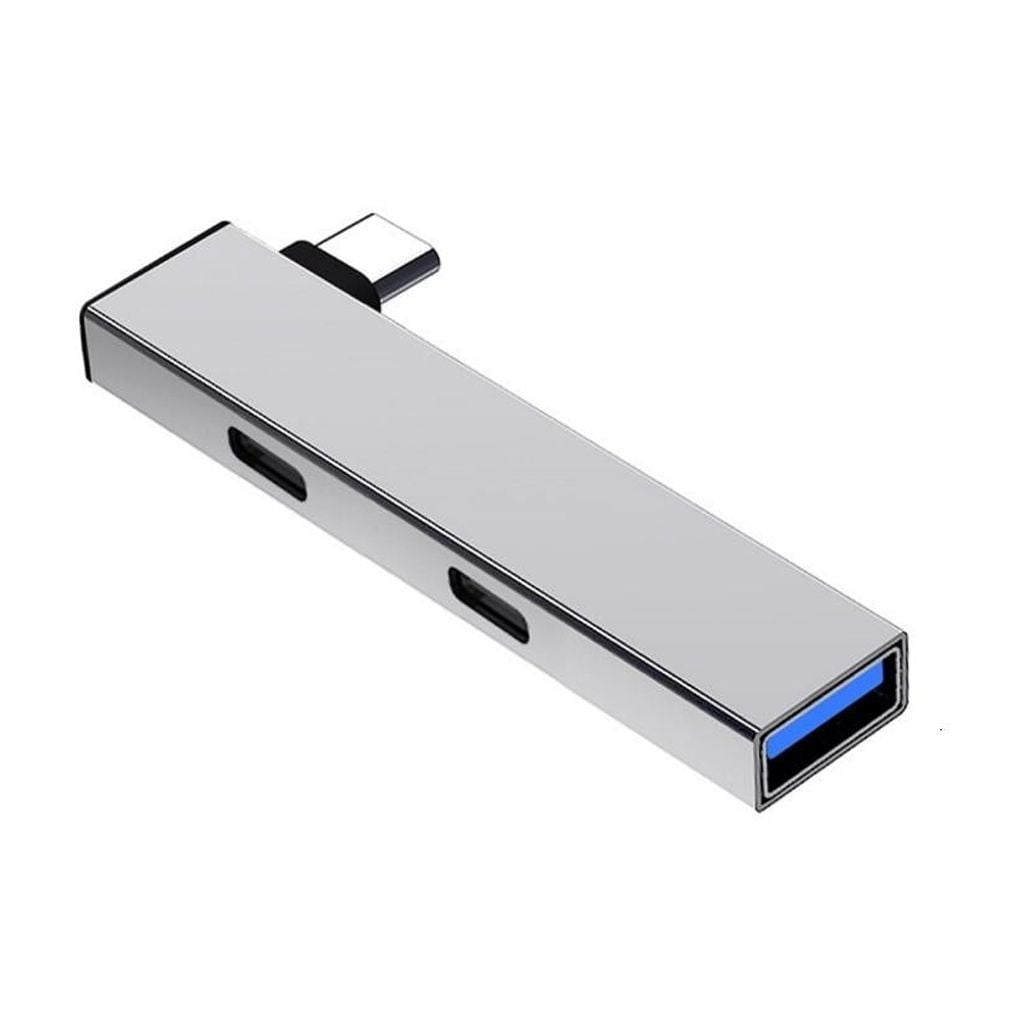 WE-POLUJ 4 in 1 USB C Hub with USB C,USB Port Adapter Type C to 2Type C ...