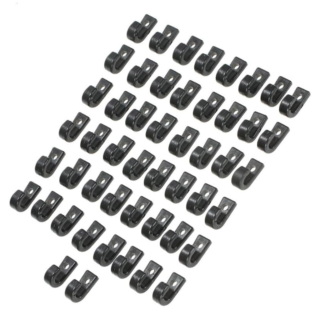 WE-POLUJ 50Pcs Bungee Lashing Shock Cord J Hook Kayak Attachments J ...