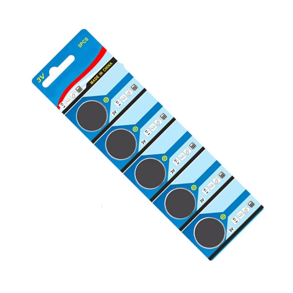 WE-POLUJ 5Pcs 3V CR1632 Lithium Button Battery Coin Cell Button Watch ...