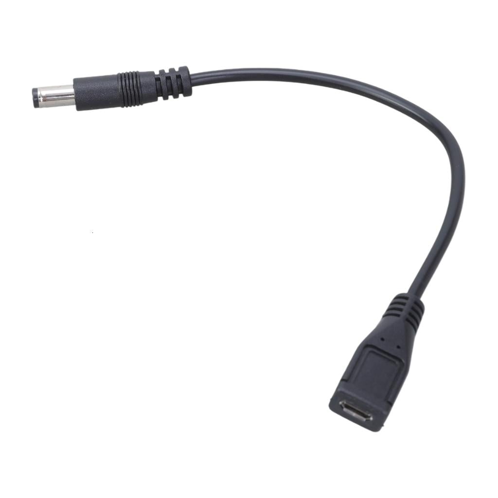 WE-POLUJ 5Pin Micro USB Female 5V DC 5.5x2.5mm Male Adapter Connector ...