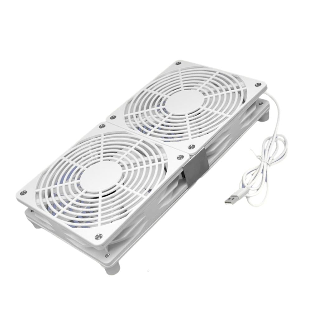 WE-POLUJ 5V 120mm USB Cooling Fan for Router Modem Receiver Extractor ...