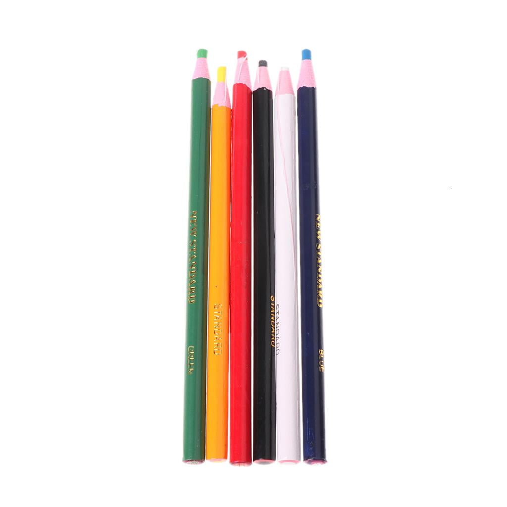 WE-POLUJ 6 Colors Markers For Metal Glass Fabric China Graph Peel Off ...