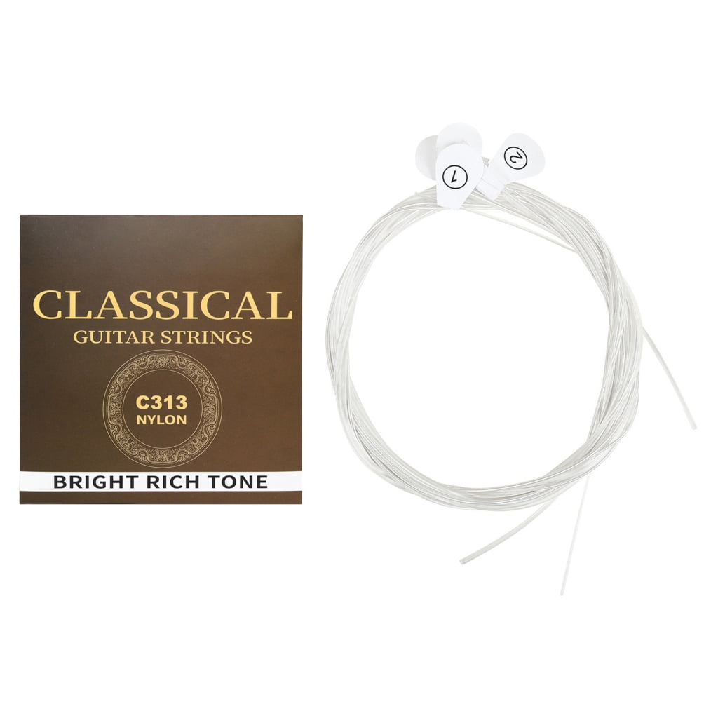 WE-POLUJ 6Pcs .028-.043 Folk Guitar Nylon String Acoustics Guitar ...