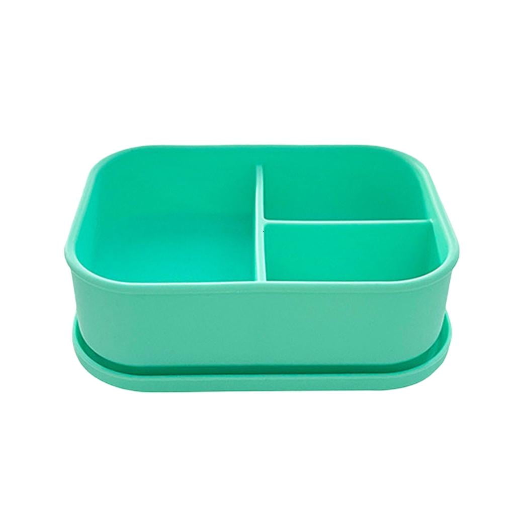 WE-POLUJ 800ML Multifuntional Food Storage Box Lunch Box Silicone Lunch ...