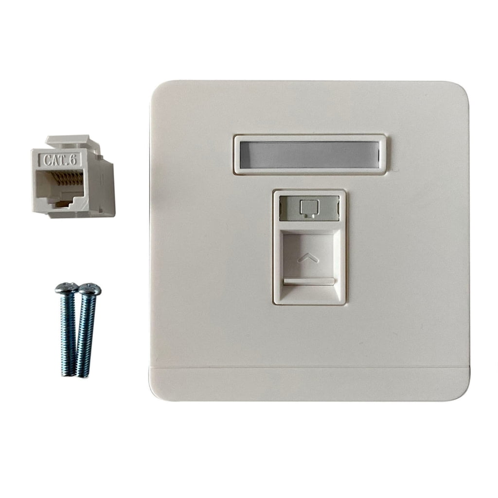 WE-POLUJ 86mm Single-port Cat6 Module Rj45 Lan Socket Panel Amp ...