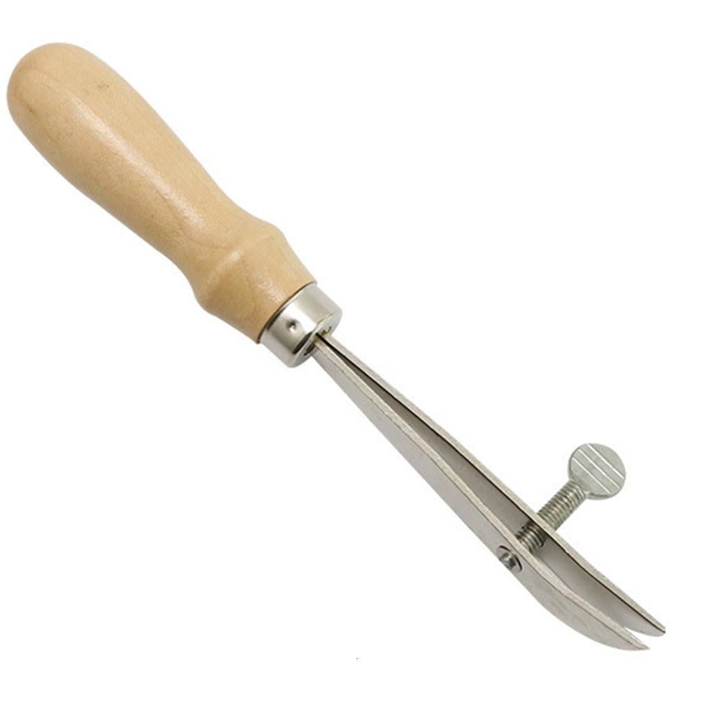 WE-POLUJ Adjustable Leather Edging Scriber Tool Wood Handle Leather ...