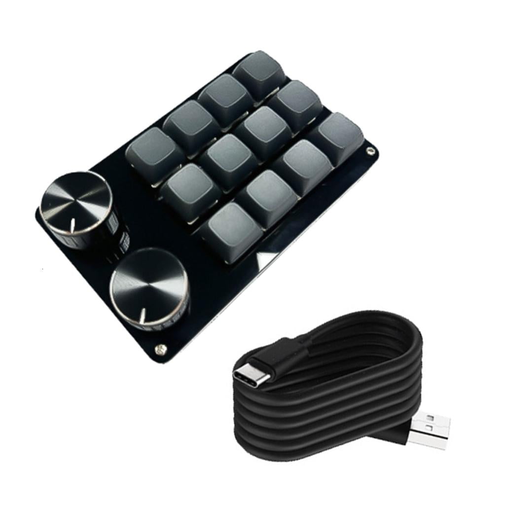 WE-POLUJ Advanced Programmable Macro Keyboards Mechanical Gaming Keypad ...