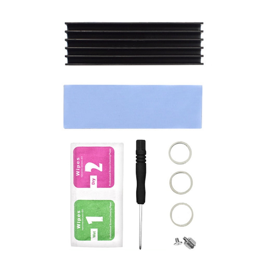 WE-POLUJ Aluminum for M.2 2280 SSD Heatsink Cooler Solid State Hard ...