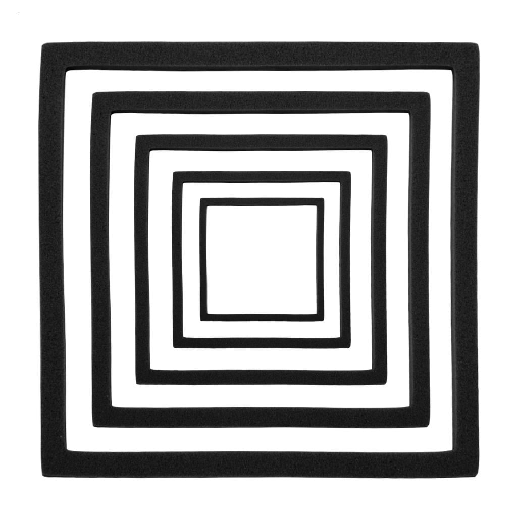 WE-POLUJ Aquariums Floating Plant Rings Aquaponic Decorations Square ...