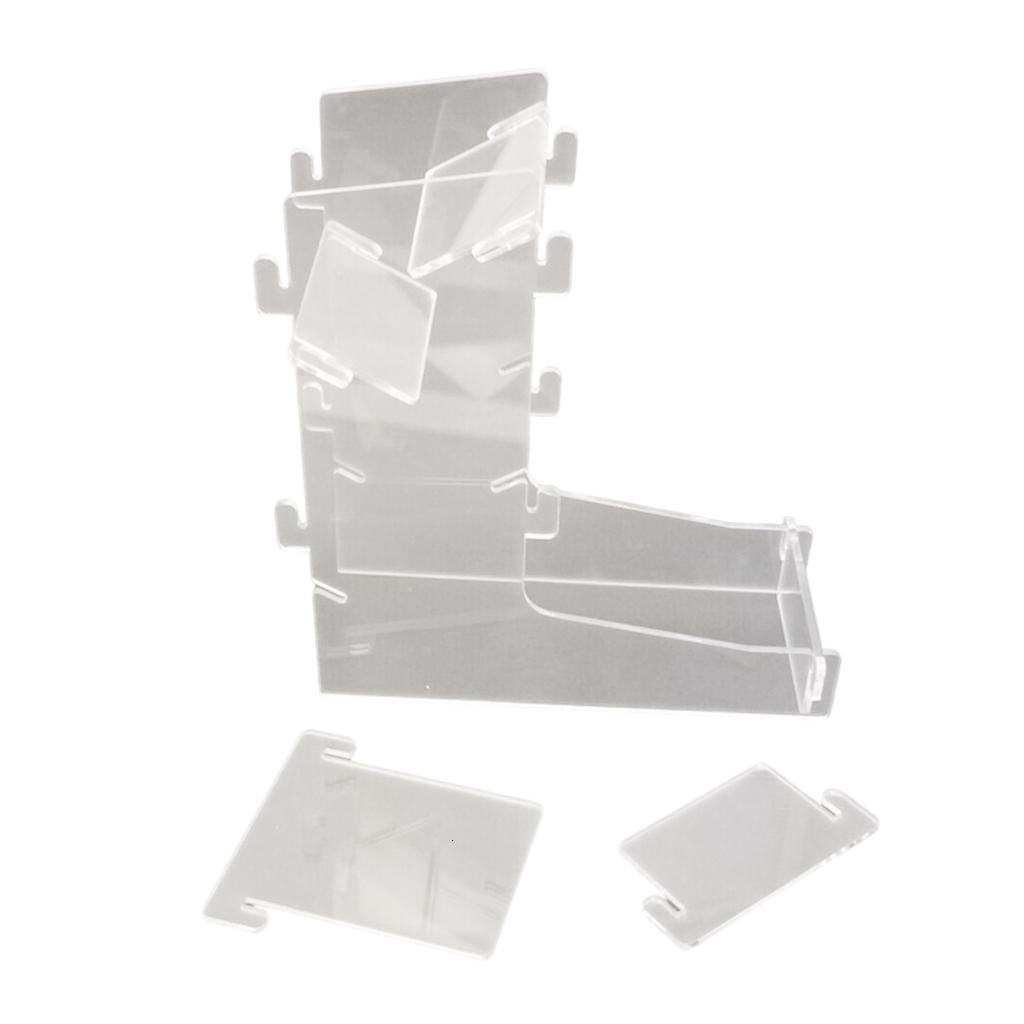 WE-POLUJ Board Game Dices Rolling Tower Acrylic Clear Dices Tower ...
