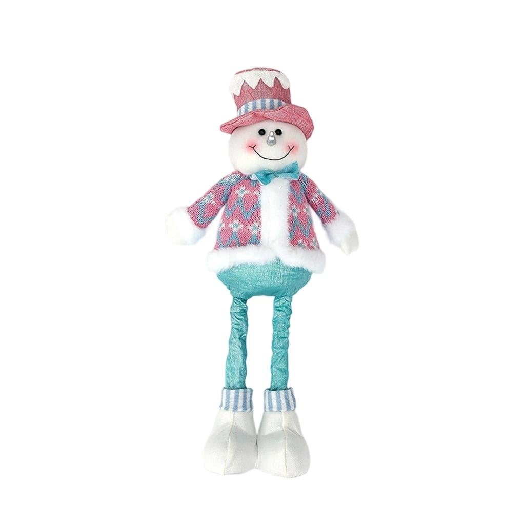 WE-POLUJ Colorful Stretchable Santa Retractable Snowmans Deer Plush ...