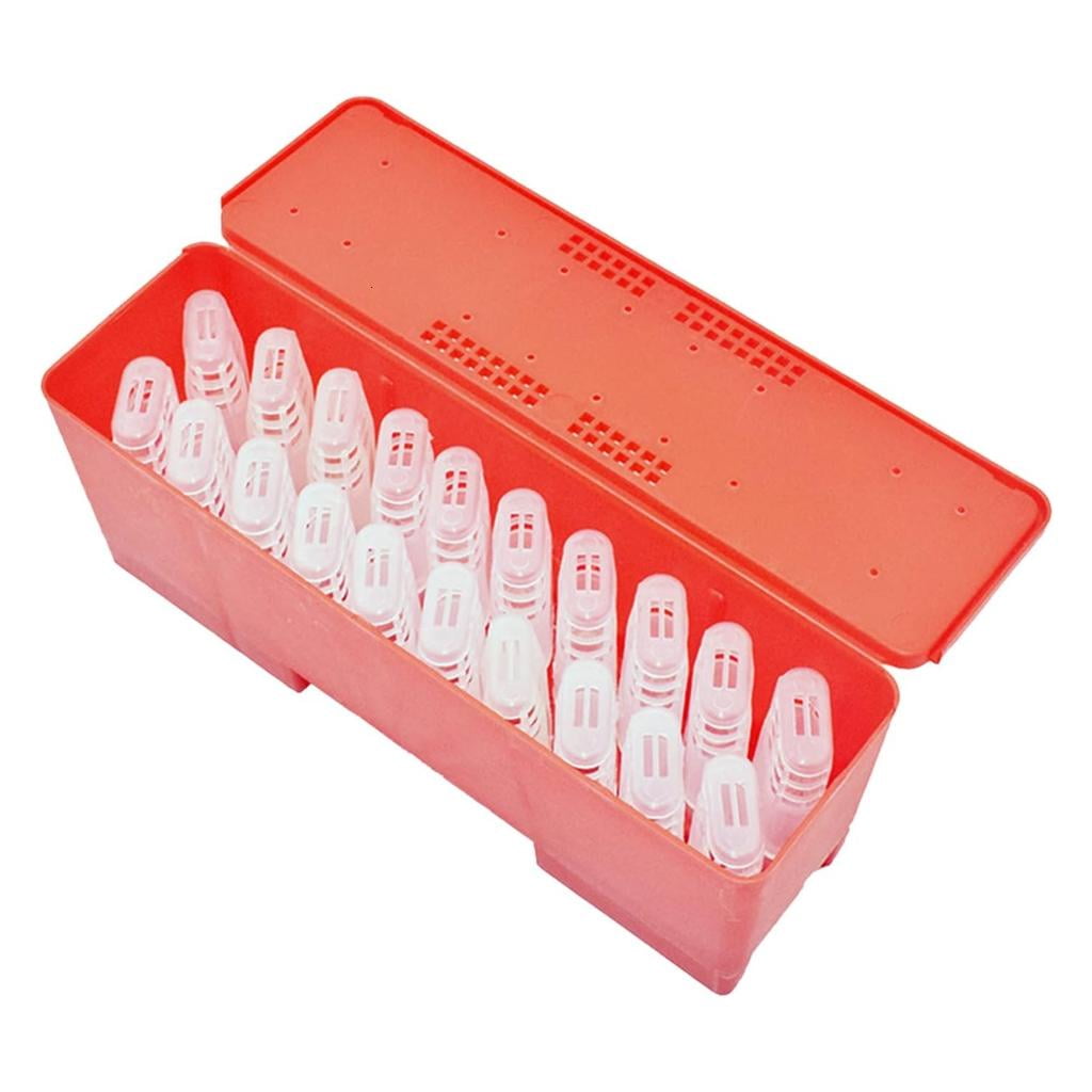 WE-POLUJ Convenient Transport Box Rearing Cages Bees Queen Cage Holder ...