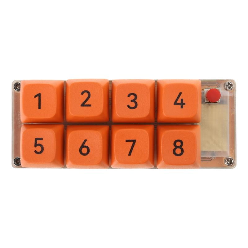 WE-POLUJ Customizable 8Key Numeric Keypad for Programmer Sensitive One ...