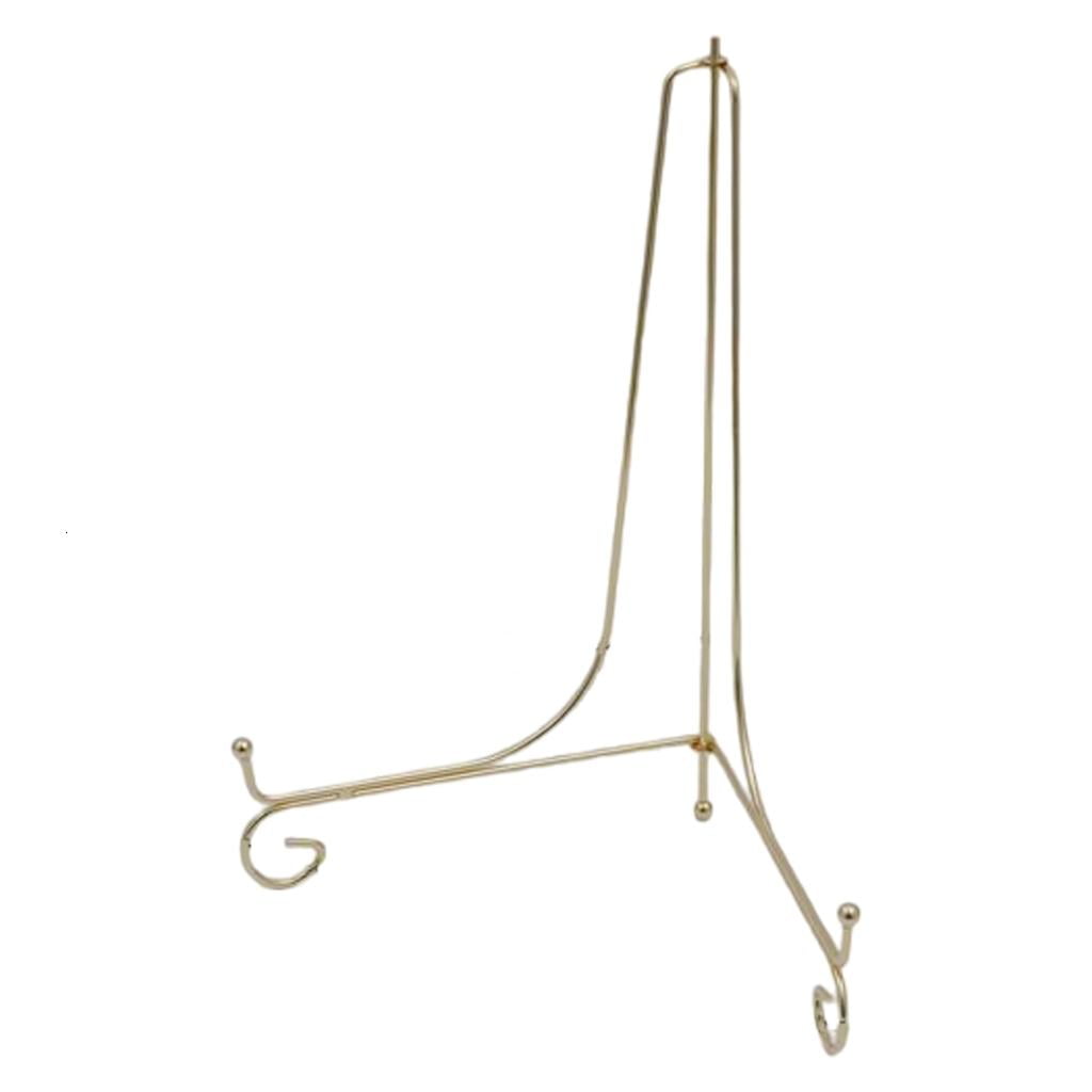 WE-POLUJ Decorative Plate Holders Tabletop Display Elegant Metal Plate ...