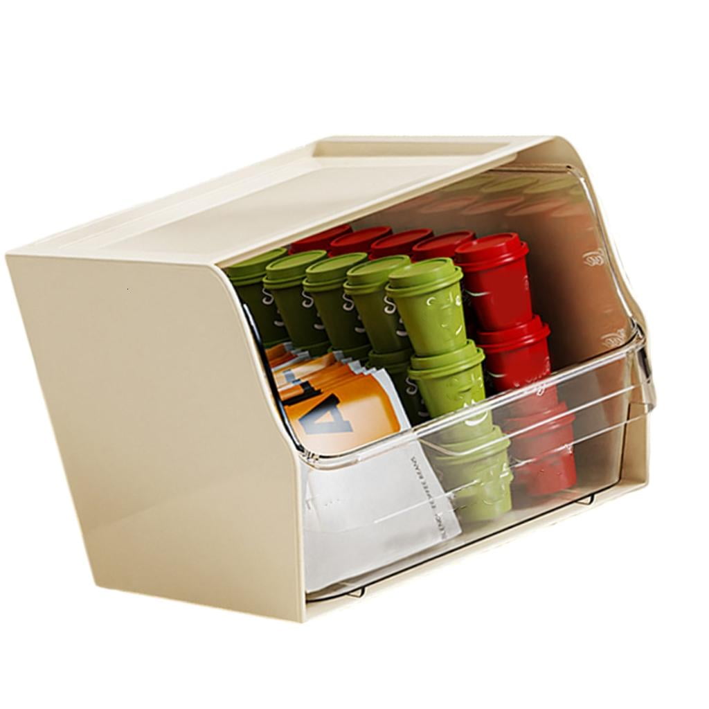 WE-POLUJ Desktop Organizers Slanted Drawer Designs Visible Contents ...