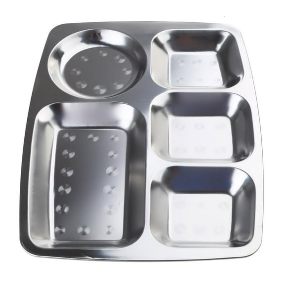 WE-POLUJ Divided Food Containers Stainless Steel Material 2 Styles for ...