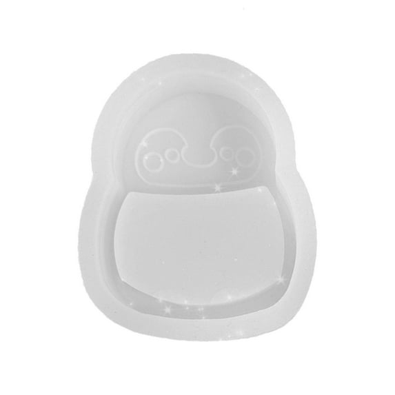WE-POLUJ Diy Epoxy Penguin Quicksand Mold Drop Glue Silicone Mold Ins ...