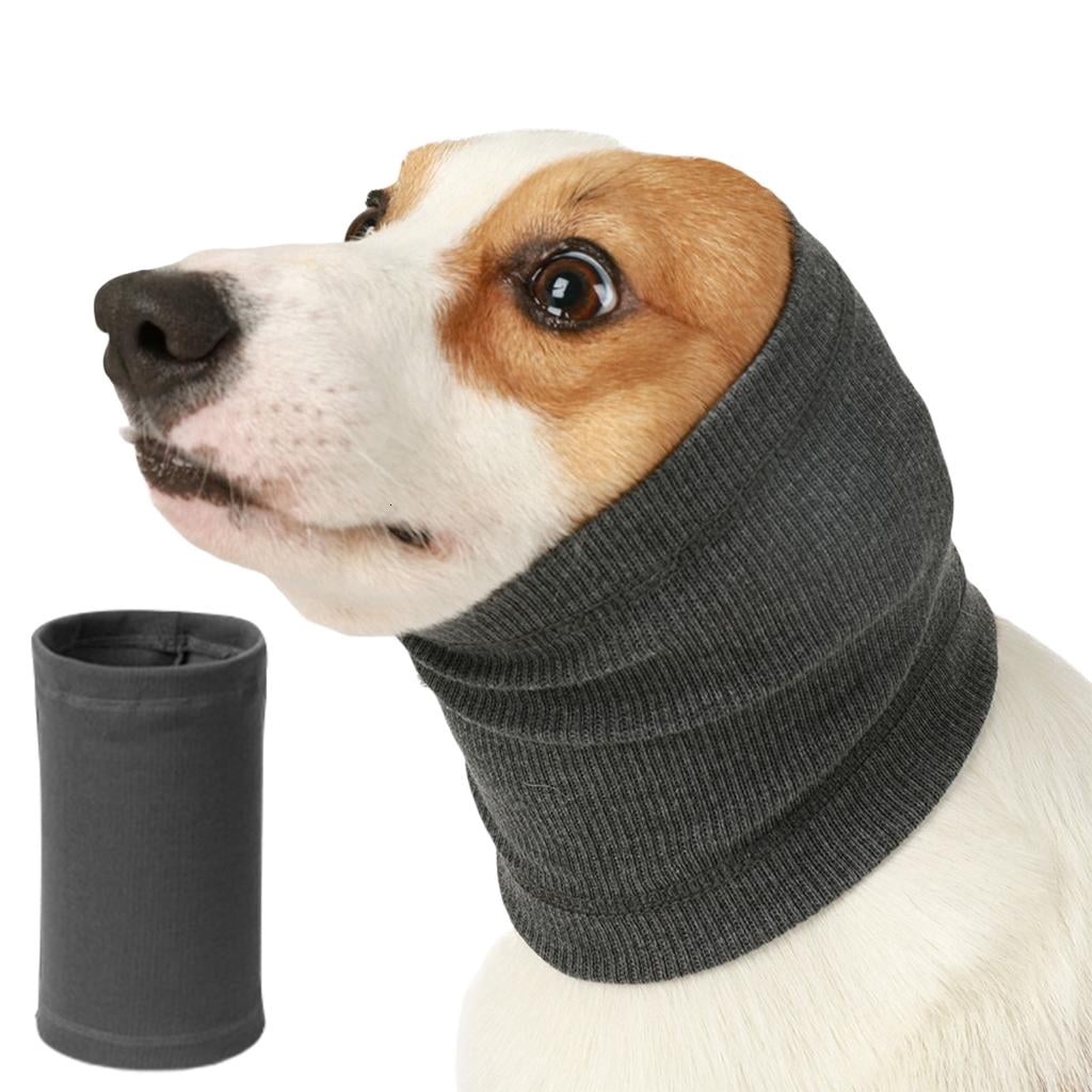 WE-POLUJ Dog Ear Muff Pet Ear Cover Noise Reducing Ear Wrap Pet Dog ...