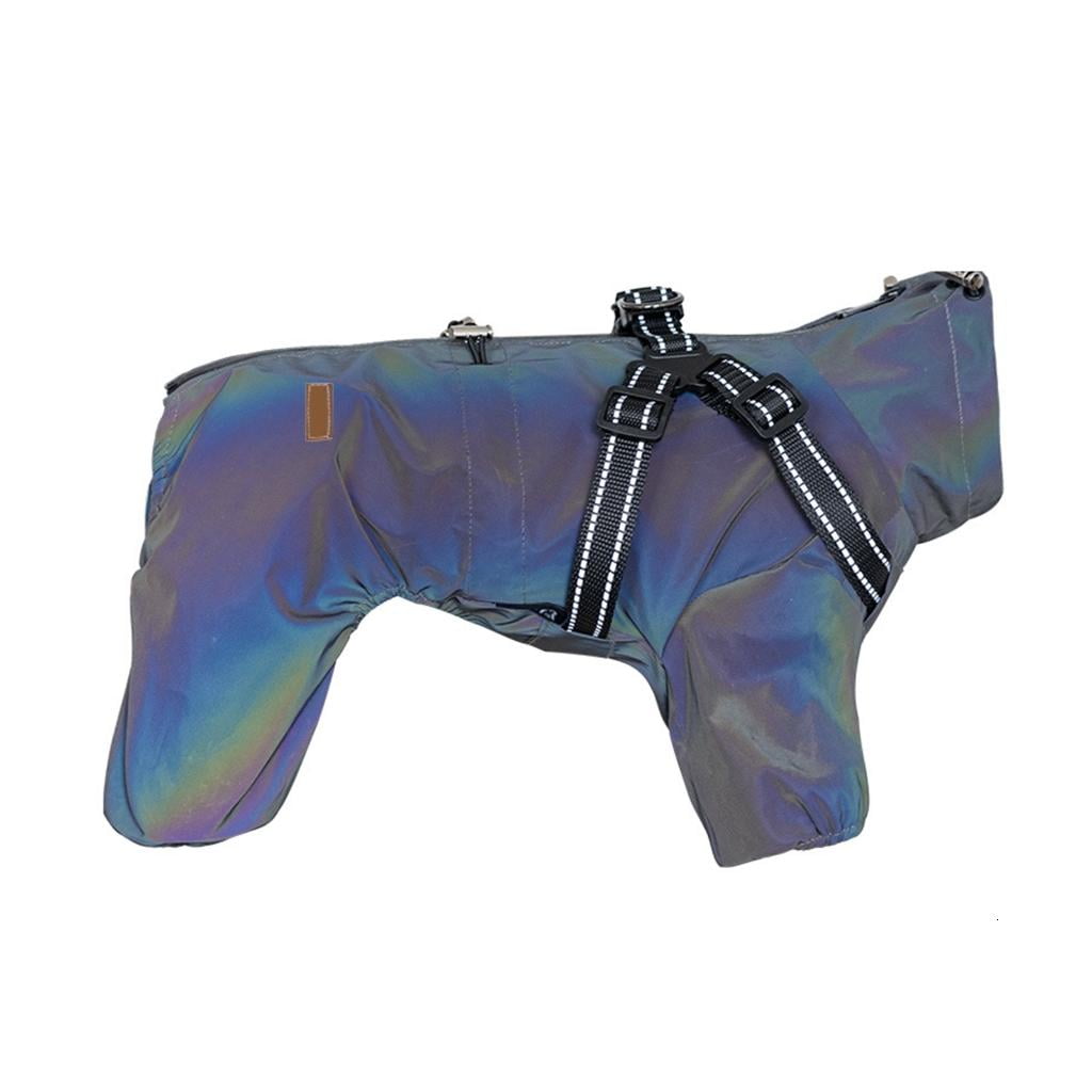 WE-POLUJ Dog Raincoats Hooded Slicker Ponchos for Small to Large Dogs ...