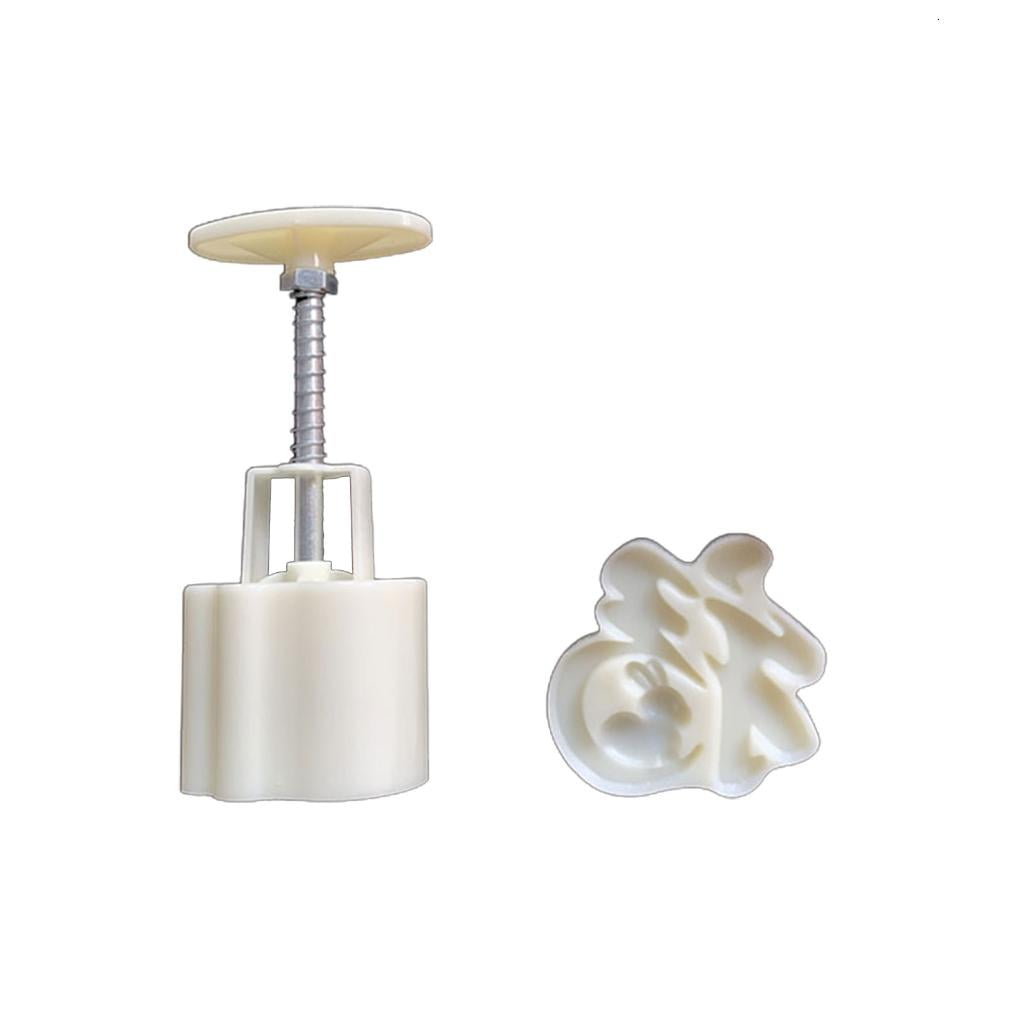 WE-POLUJ Durable 3D Mooncake Mold Mung Bean Cake Molds Plastic Material ...
