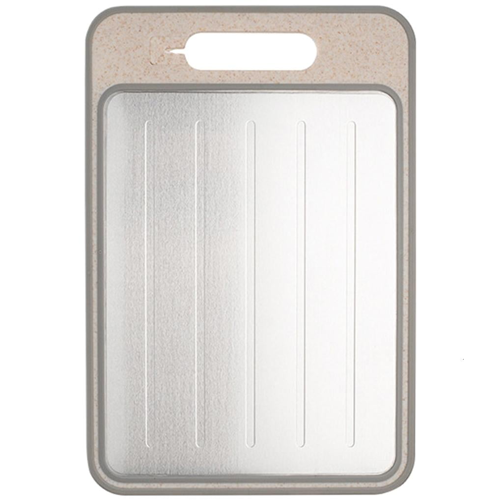 WE-POLUJ Efficient Thawing Tray Defrosting Board Double Sided Chopping ...