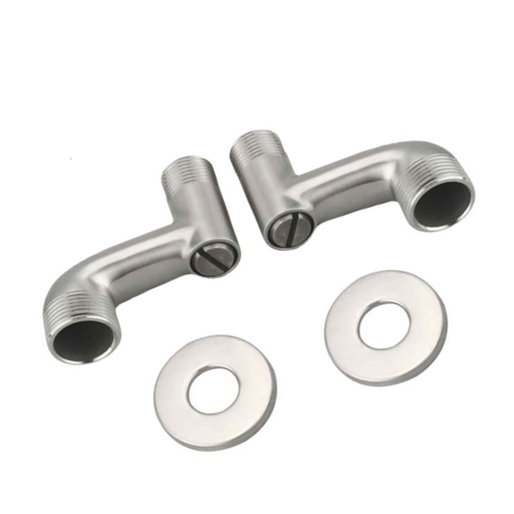 WE-POLUJ Elbow Angled Adjustable Faucet Adapter Angle Valves Pipe Bend ...