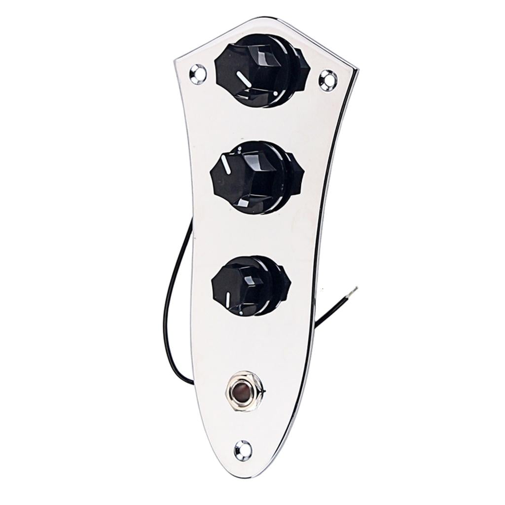 WE-POLUJ Electric Guitar Wired Loaded Control Plate with 3 Way Switch ...