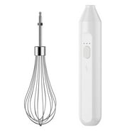 Egg Beater, USB Rechargeable Handheld Cordless Mini Electric Whisk, 5 ...